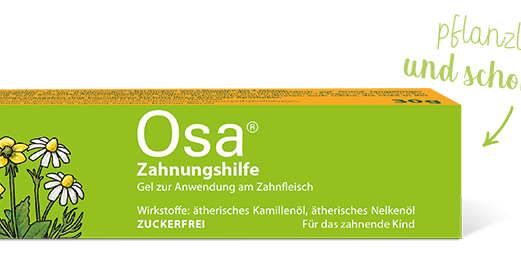 Osa® Zahnungshilfe Gel - Kühlung für das Zahnfleisch von Babys